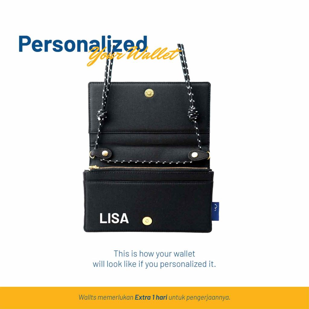 Charmaine Monogram – Noire – Walltswallet